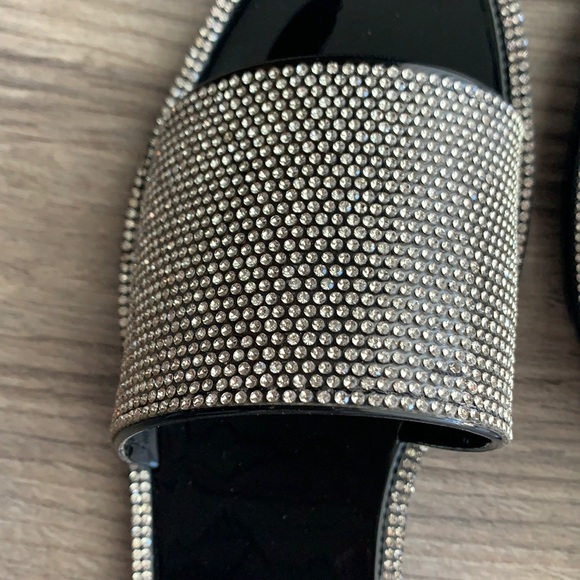 Steve Madden | Shoes | Brand New Steve Madden Rhinestone Sandal Slides ...